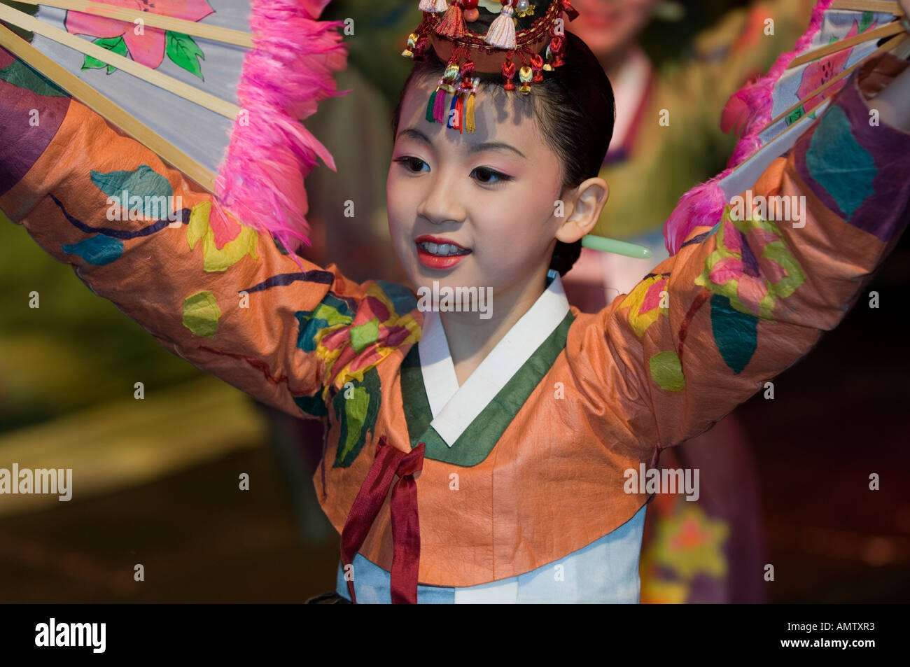 Young Korean dancer from the Seoul Theatre Youth Musical Company Stock ...