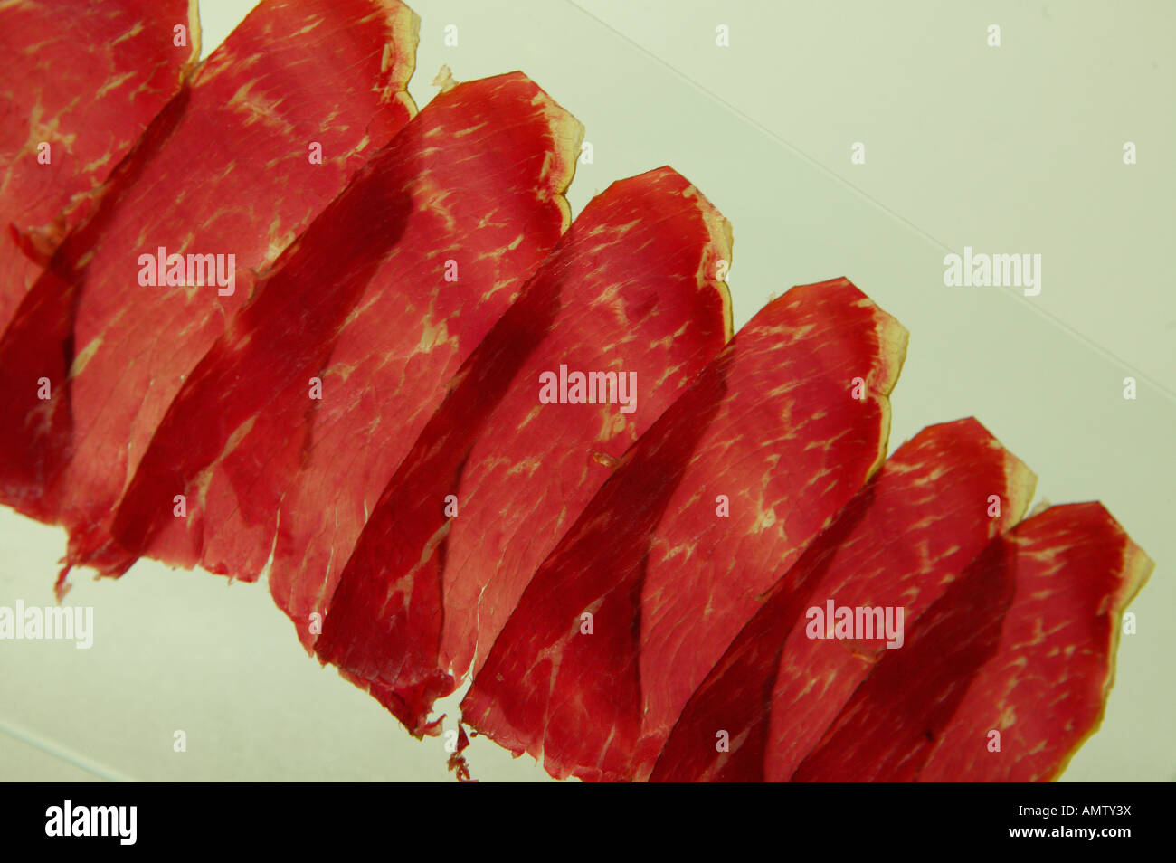 cecina, food, León, Spain, cuisine, jamon, cured, hams, Jamon, stall ...