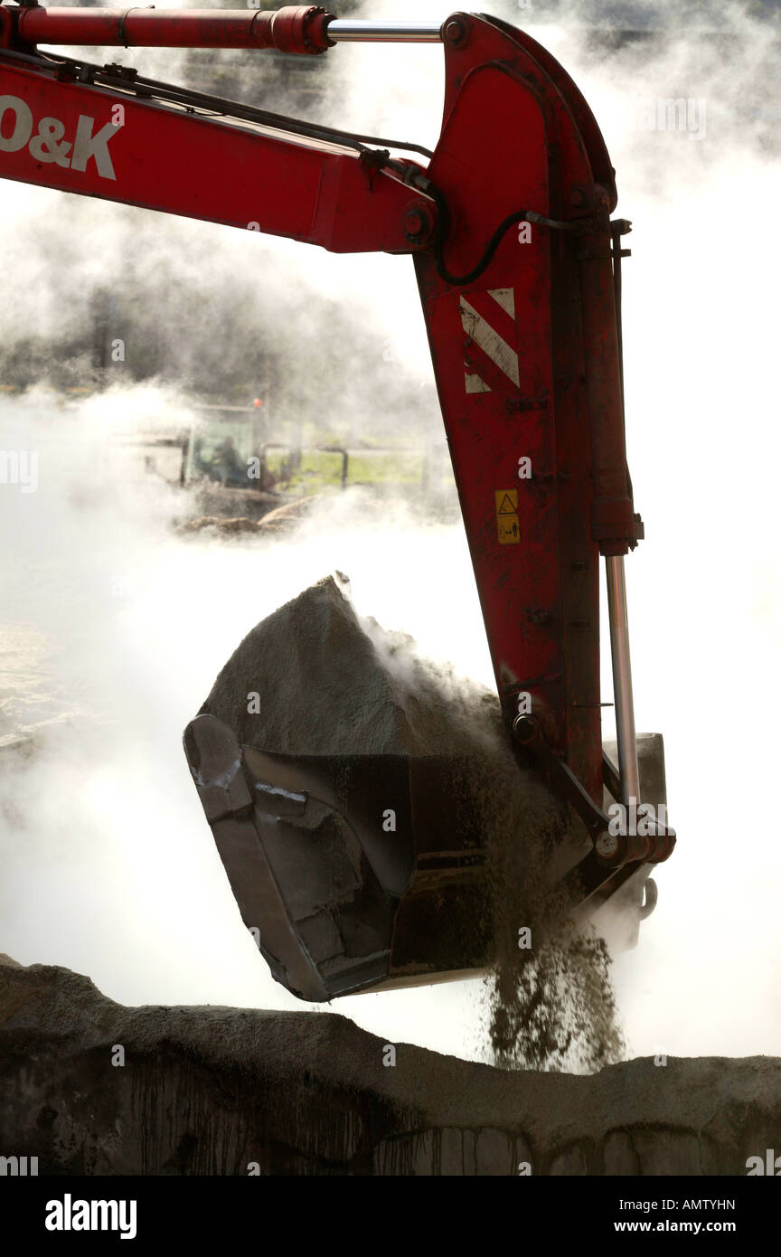 construction, building, machinery, detail, vertical, excavation, work ...