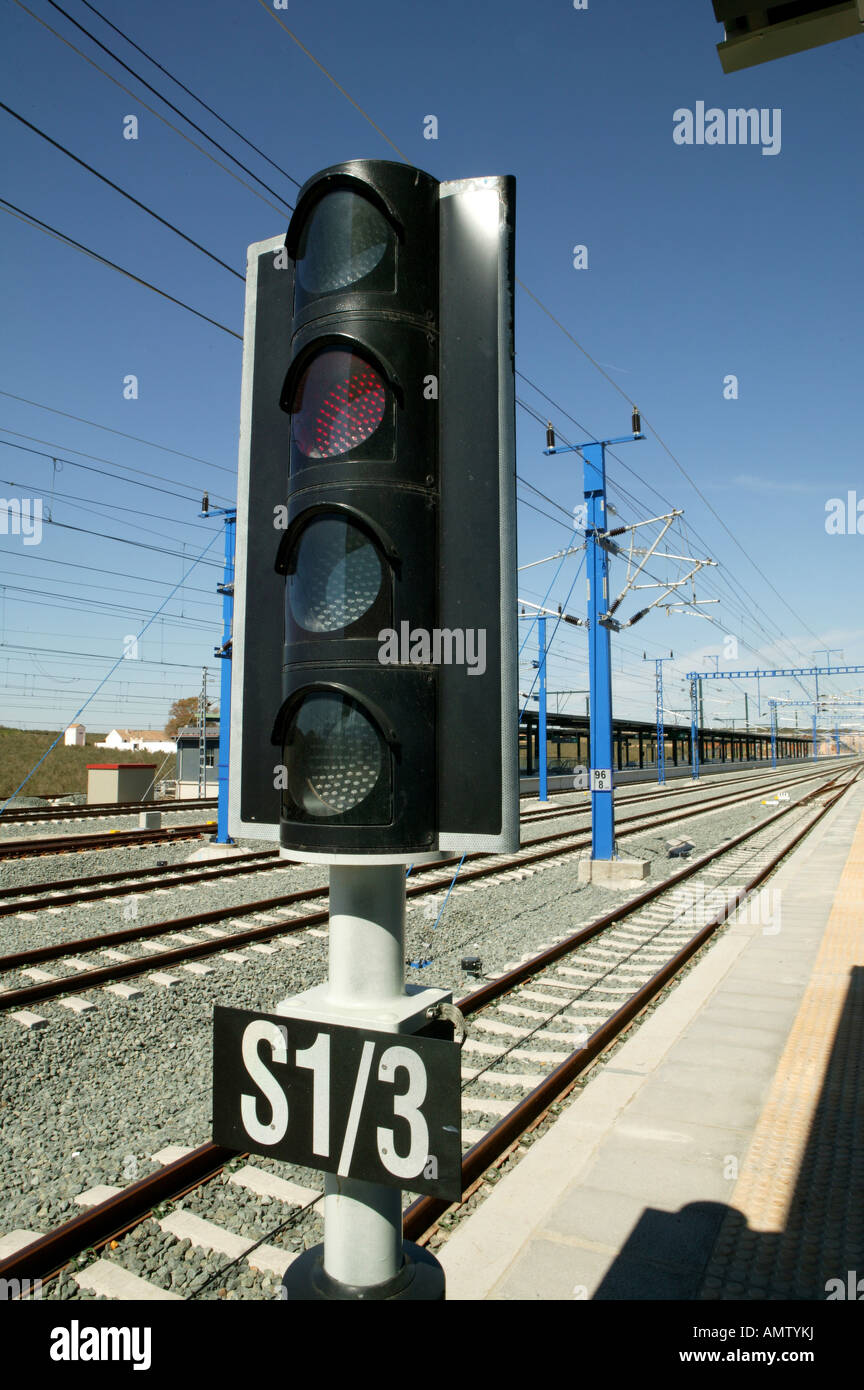 railway, rail, train, rail signs, Spain, railroad, tegnology, industry ...