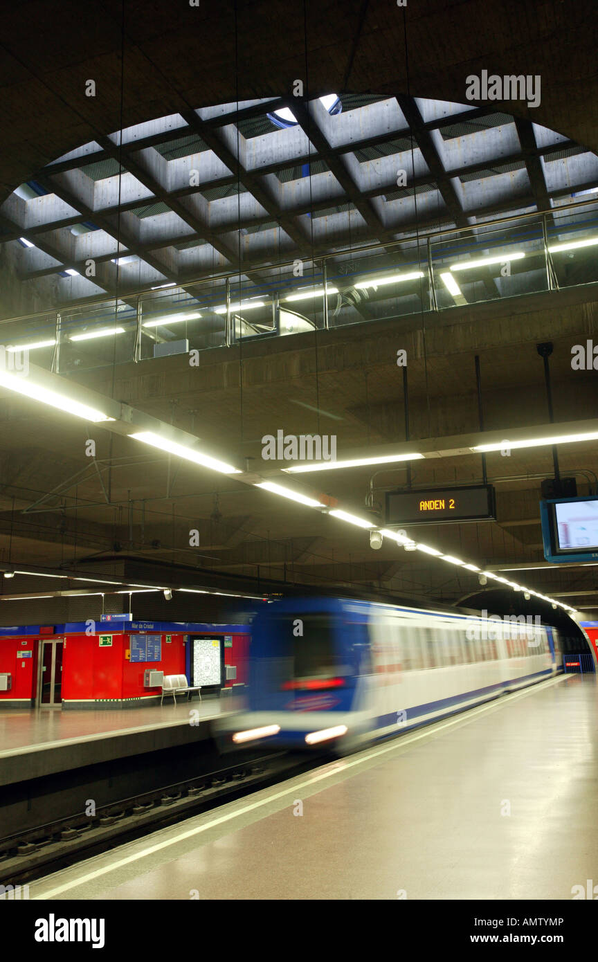Madrid metro units in circulation Stock Photo - Alamy