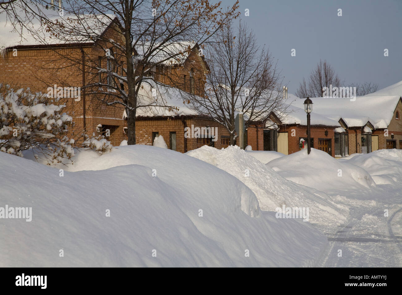 Winter scenes typical white christmas hi-res stock photography and ...