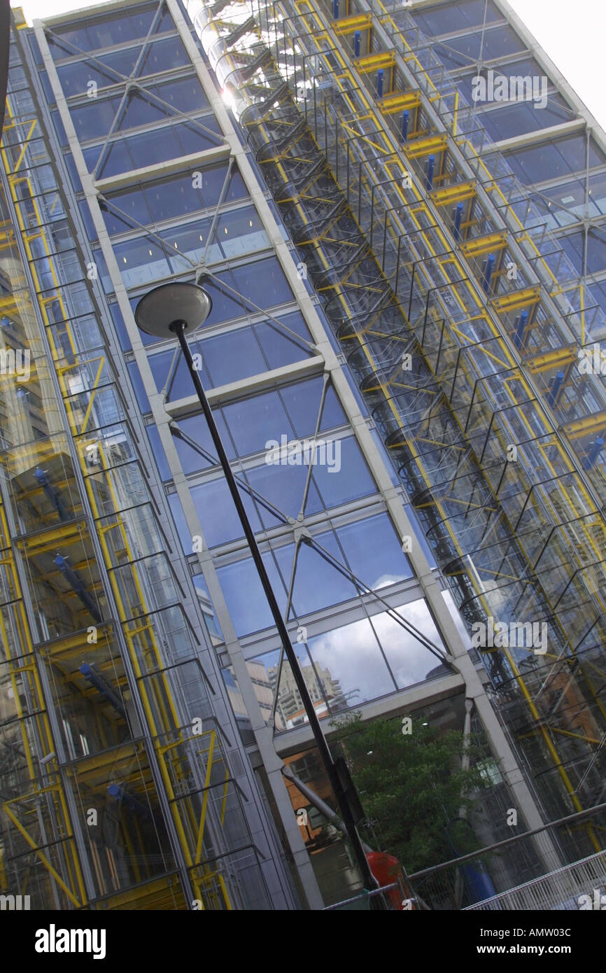 Modern glass and metal building in London Wall London GB UK Stock Photo ...