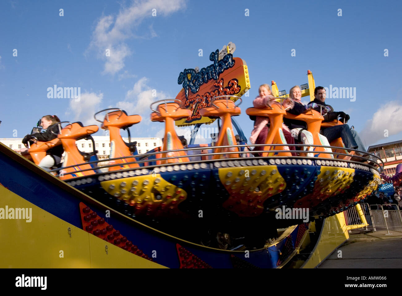 Pier Hill Adventure Island funfair Southend on Sea Essex GB UK Stock ...