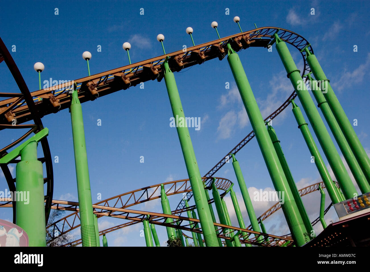 Pier Hill Adventure Island funfair Southend on Sea Essex GB UK Stock ...
