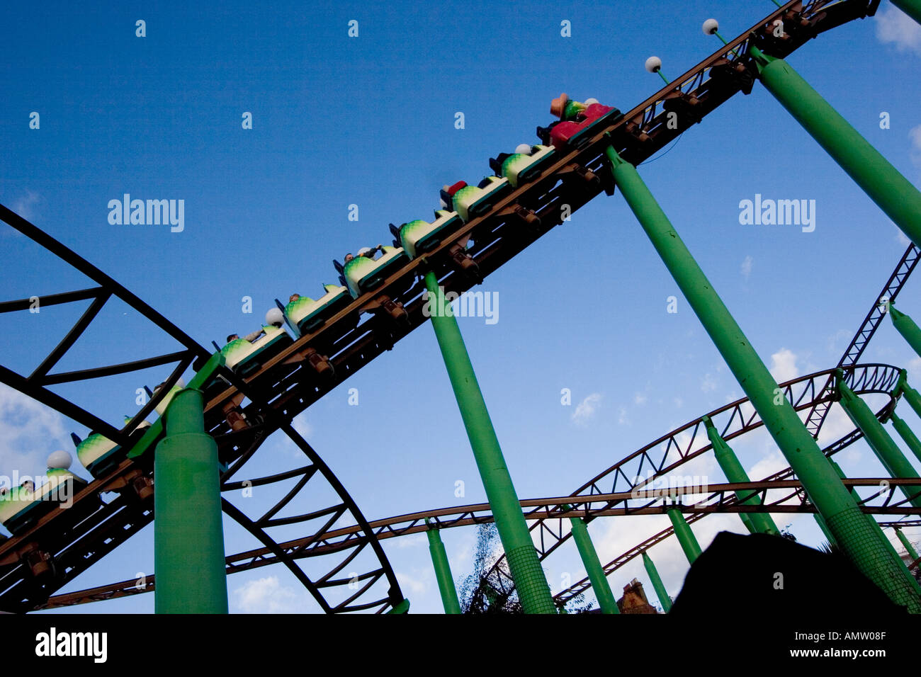 Pier Hill Adventure Island funfair Southend on Sea Essex GB UK Stock ...