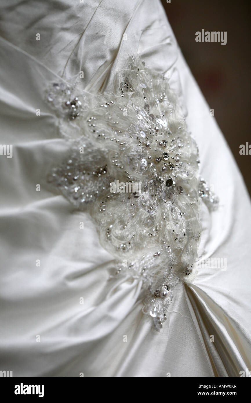Silver embroidered hi-res stock photography and images - Alamy