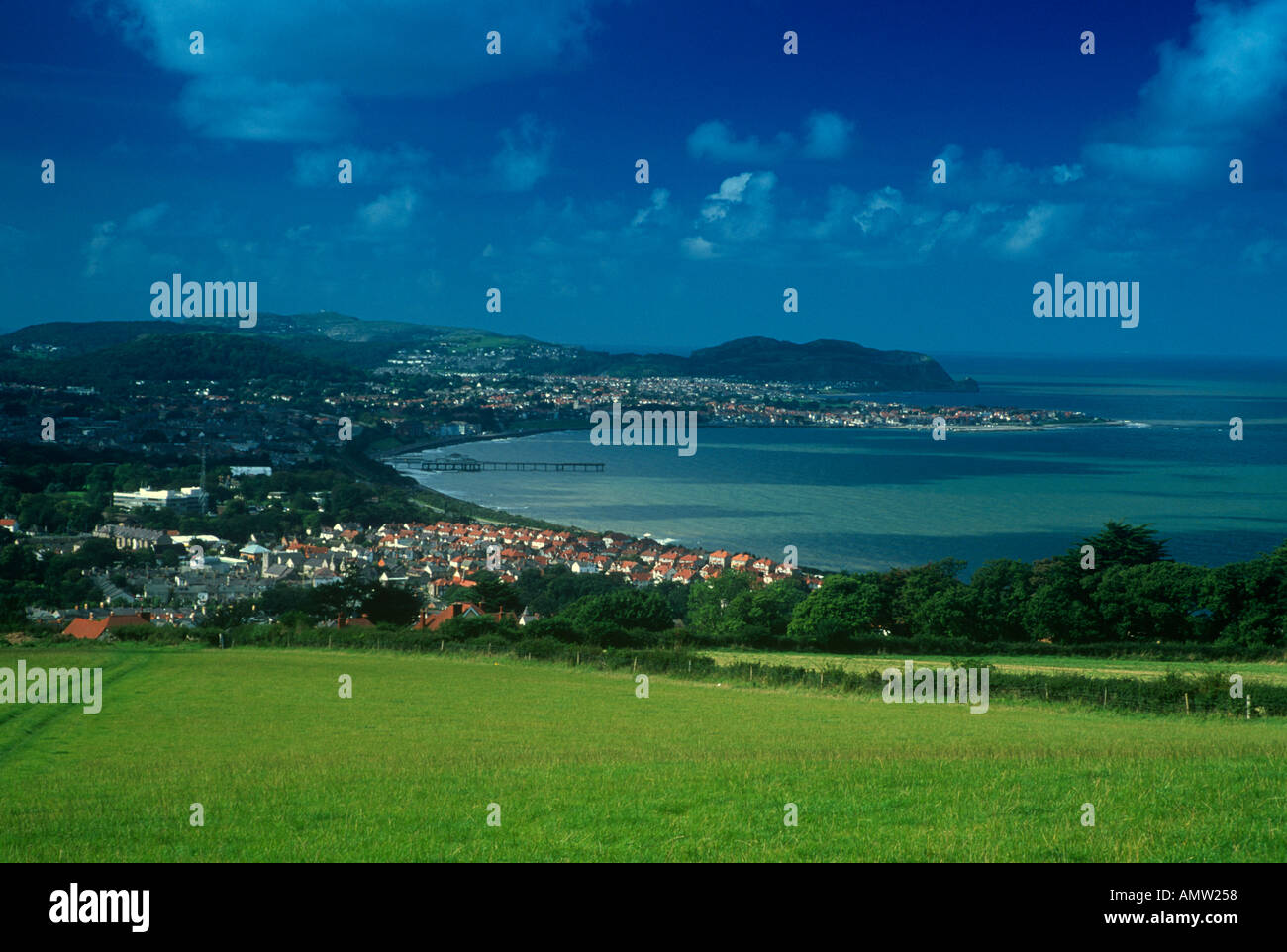 Colwyn Bay Conwy North East Wales Stock Photo - Alamy