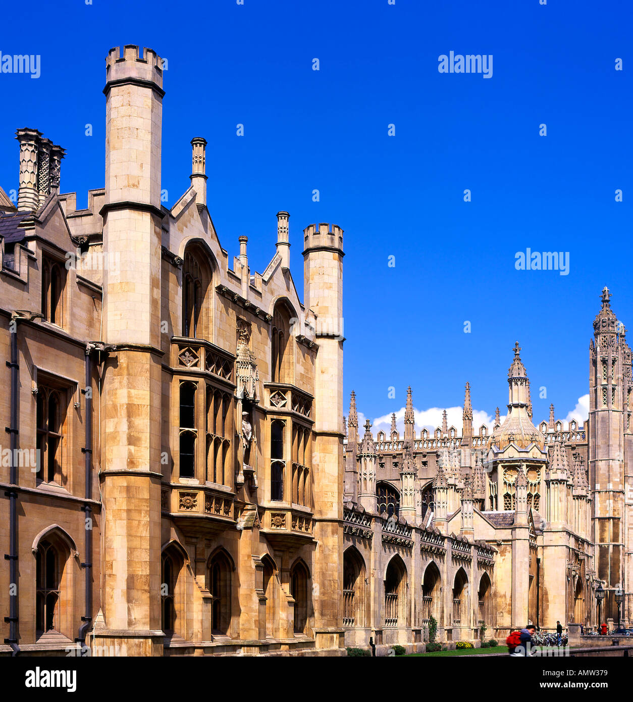 Kings Parade Cambridge King s College St Catherine s College Stock ...