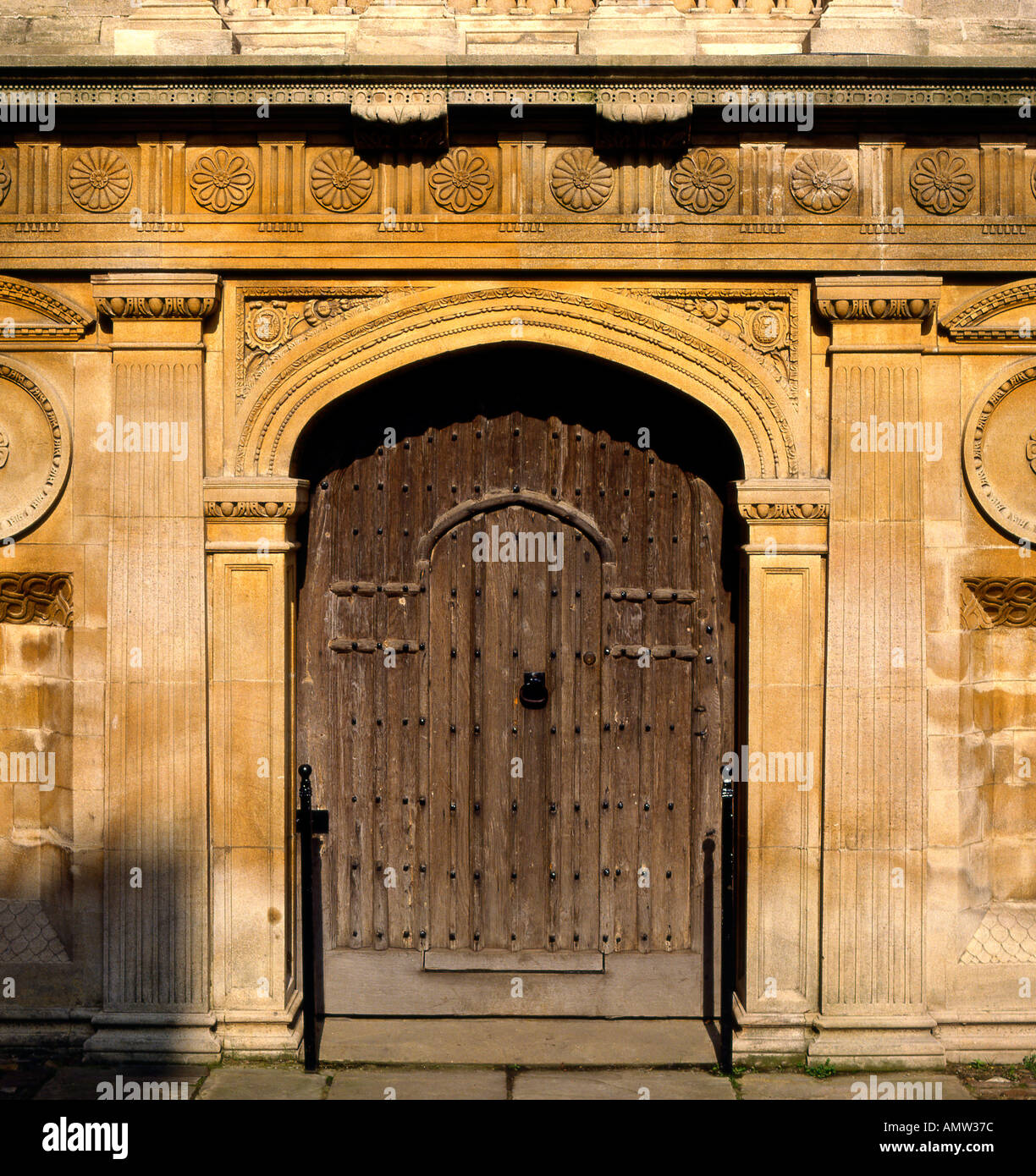 Gate of Honour at Gonville Caius College Cambridge England Stock Photo ...