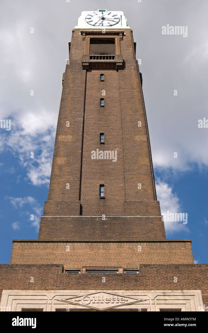 gillette tower, a 1930s landmark in industrial west London noted for ...