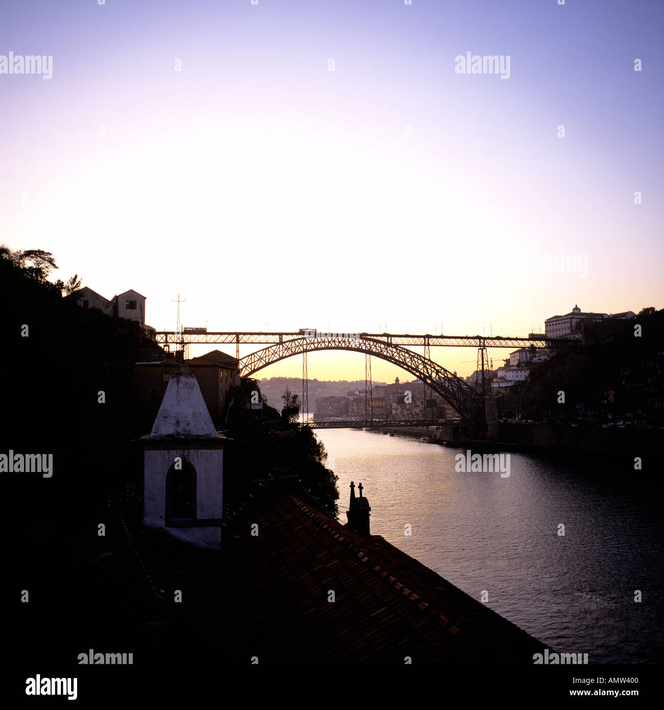 PORTUGAL PORTO PONTE RODOVIARA D.LUIS I LUIS I BRIDGE BUILT IN 1886 AND ...