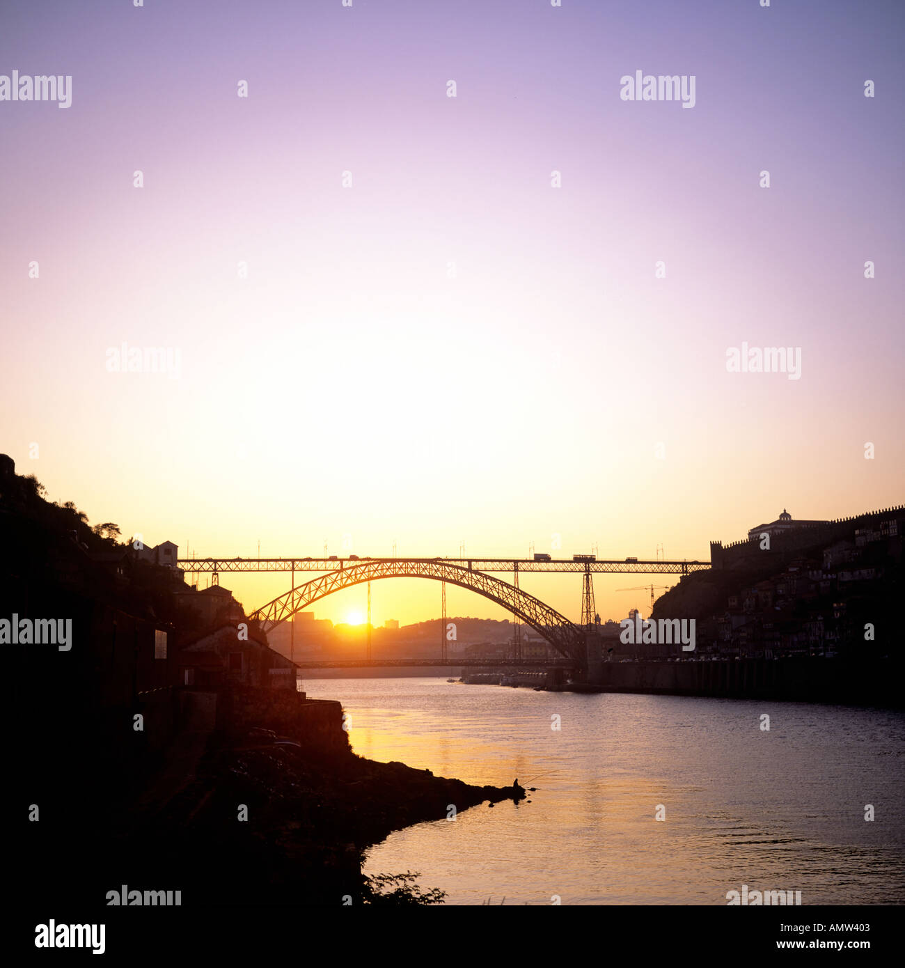 PORTUGAL PORTO PONTE RODOVIARA D.LUIS I LUIS I BRIDGE BUILT IN 1886 AND ...