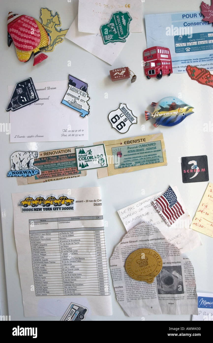 Family fridge drawings hi-res stock photography and images - Alamy