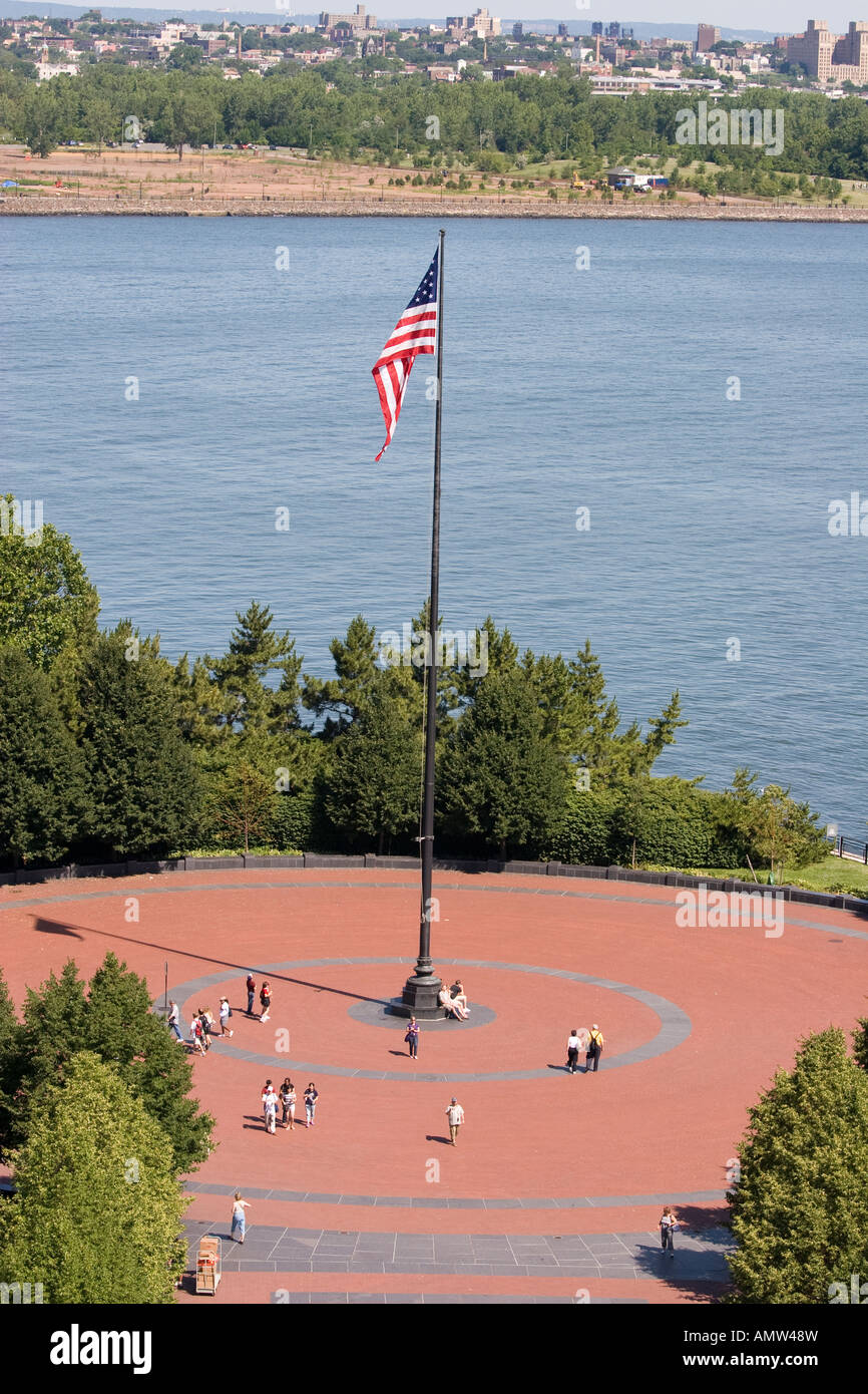 American flag on ellis island hi-res stock photography and images - Alamy