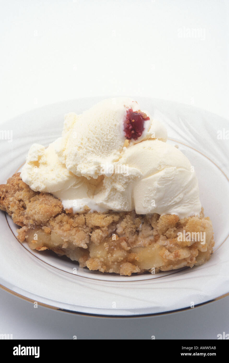 Apple Strudel Pie Stock Photo - Alamy