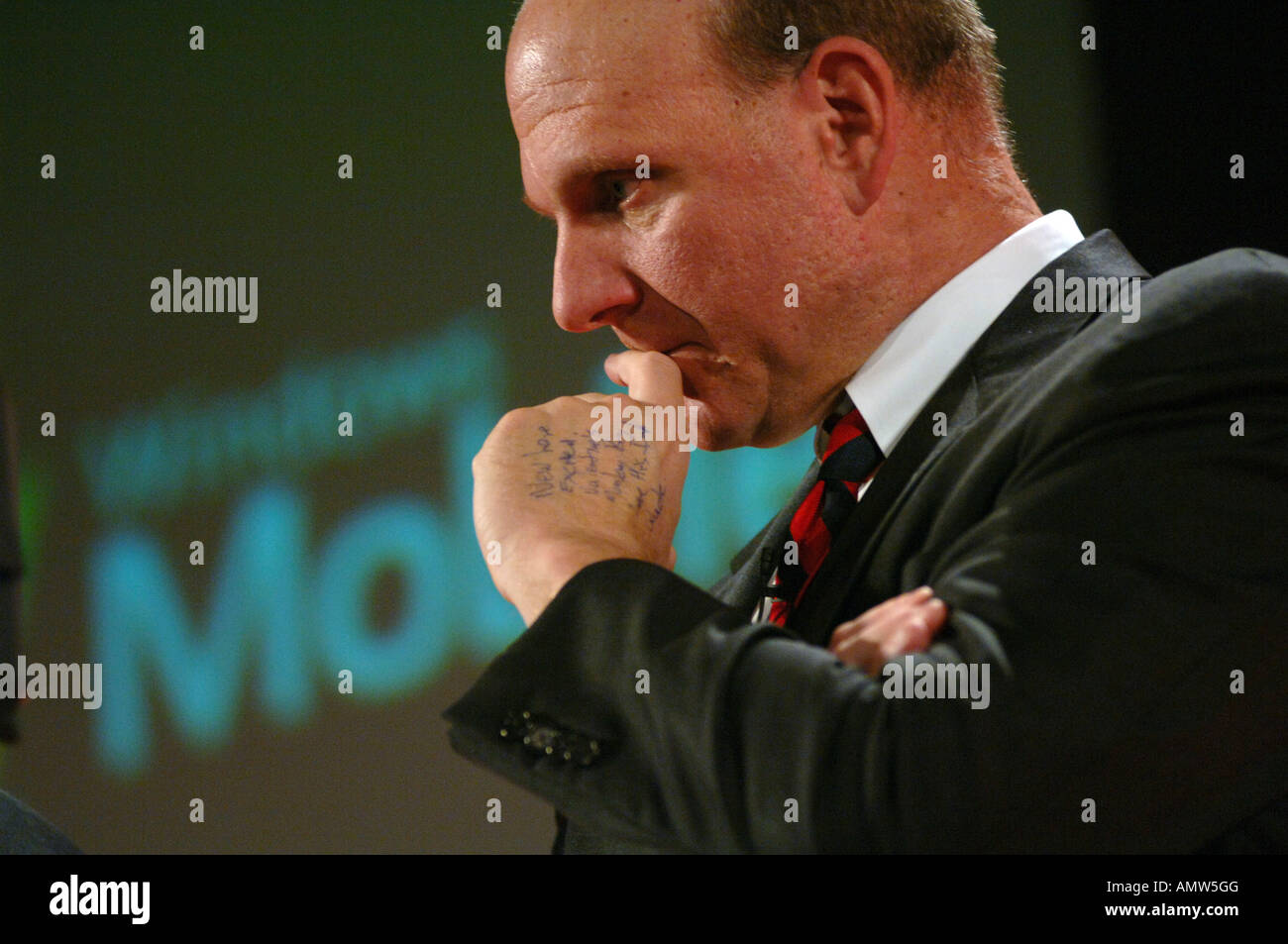 Steve Anthony Ballmer, CEO of Microsoft Corporation Stock Photo - Alamy