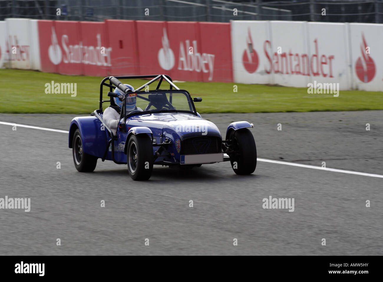 Blue Kit Car at Track Day Stock Photo - Alamy