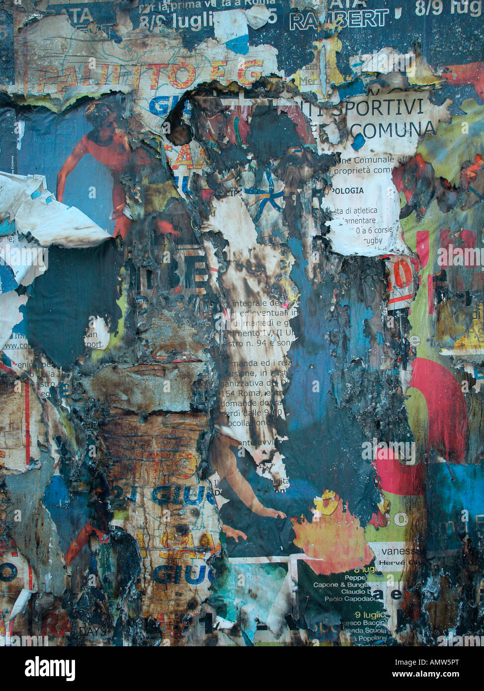 Ripped posters torn poster hi-res stock photography and images - Alamy