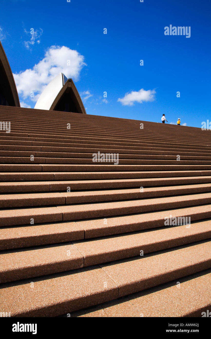 Steps at the Opera House Sydney New South Wales Australia Stock Photo ...