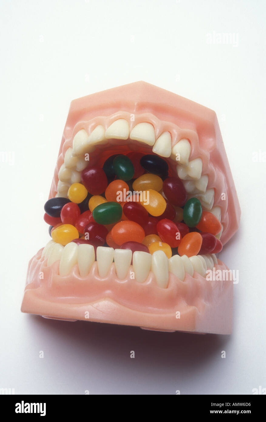 Mouth full of Gumdrops Stock Photo - Alamy