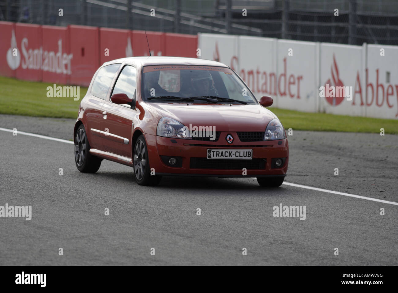 Renault Clio at Silverstone Track Day Stock Photo - Alamy