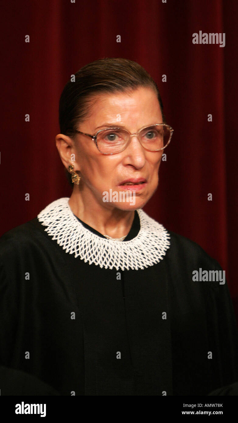 Justice Ruth Bader Ginsburg Participates In The Formal Press Photograph