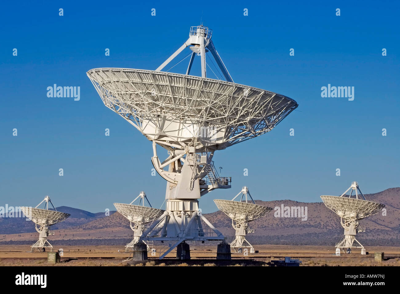 Very Large Array Radio Telescope San Agustin New Mexico Stock Photo - Alamy