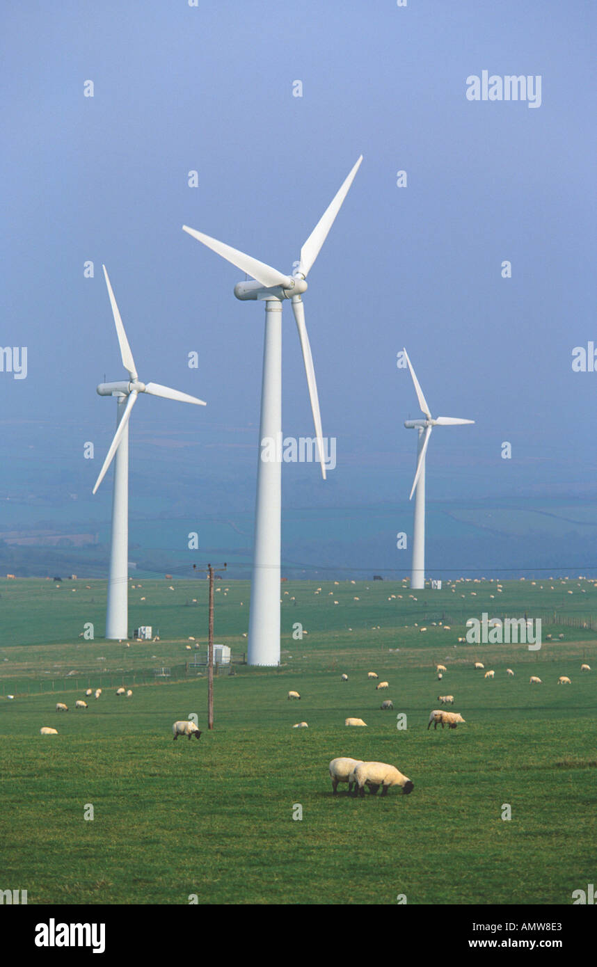 Wind turbines above english hi-res stock photography and images - Alamy