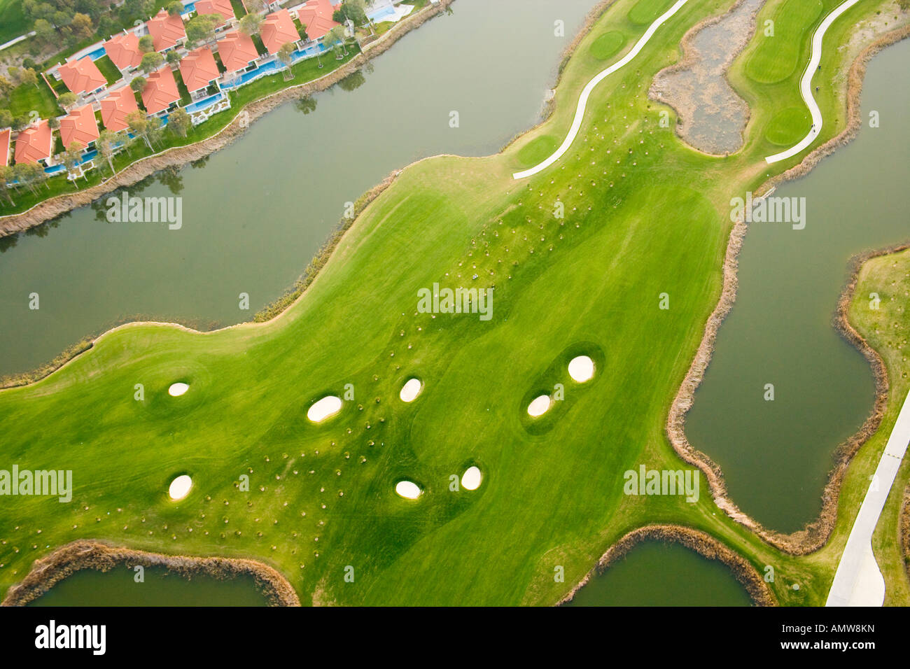 Golf course aerial Belek Antalya Turkey Stock Photo - Alamy