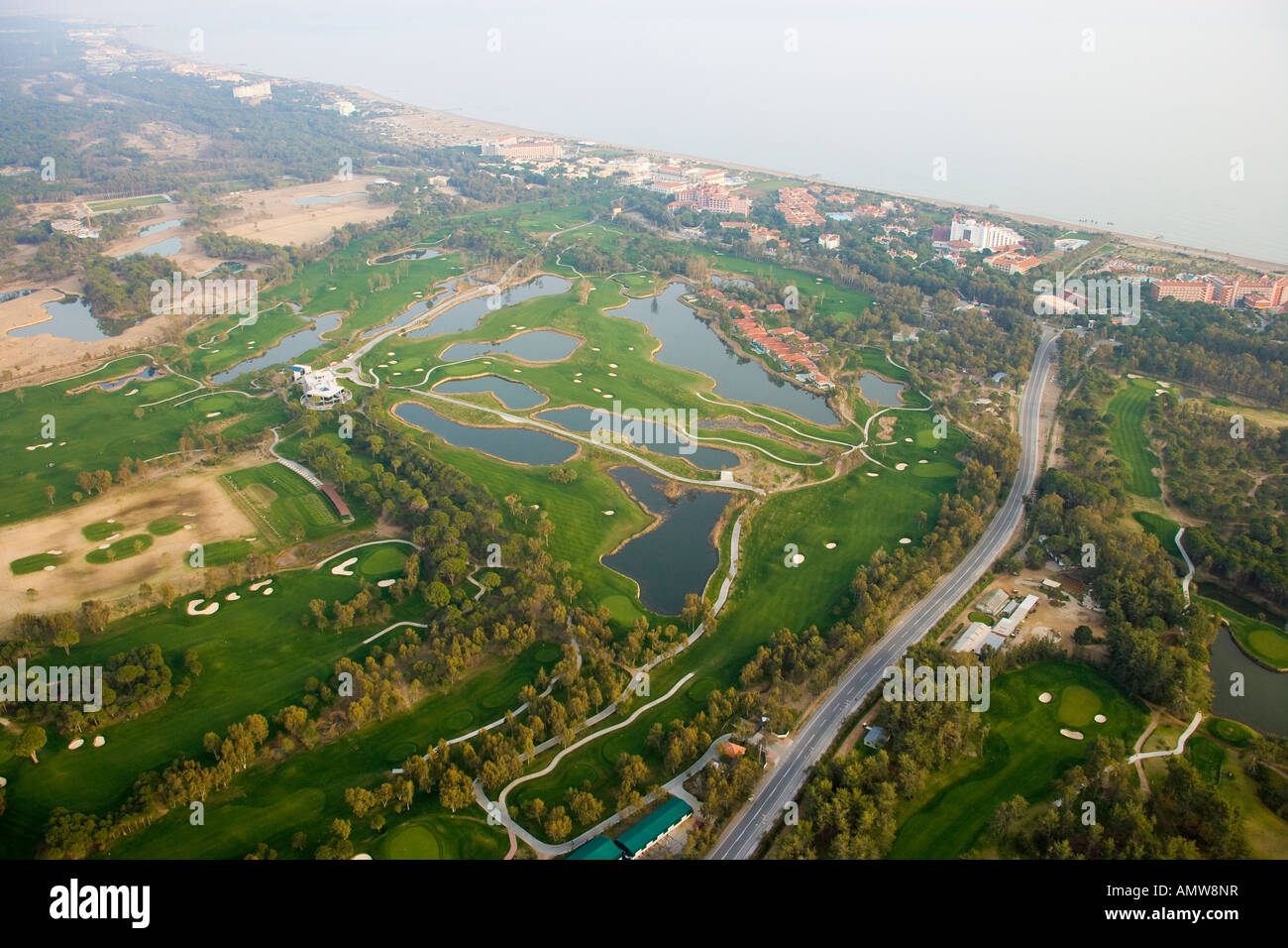 Golf course aerial Belek Antalya Turkey Stock Photo - Alamy
