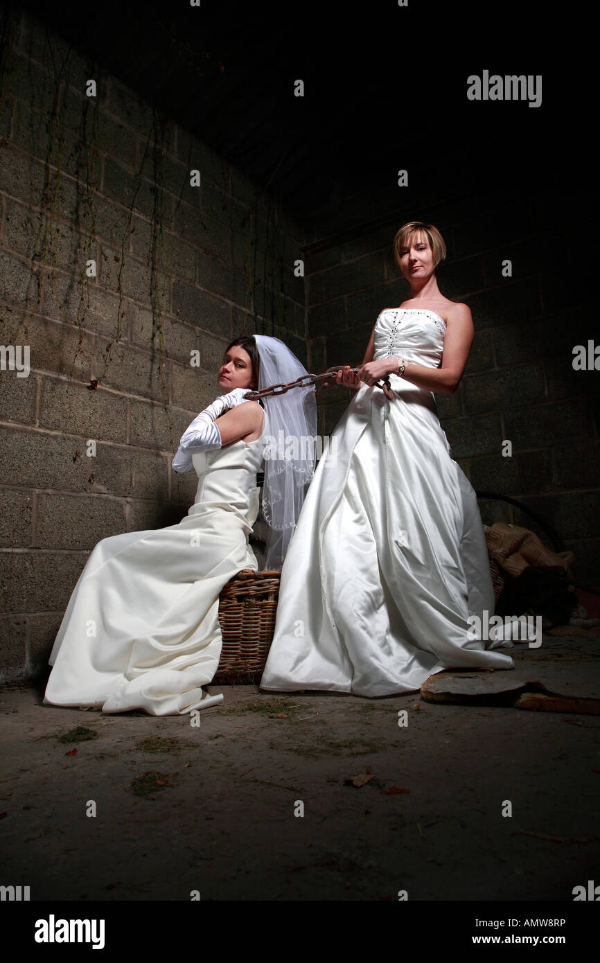Two Brides Fighting