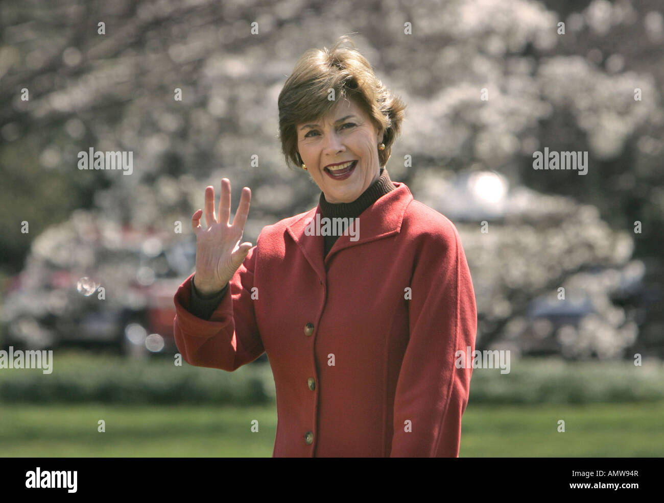 Laura bush hi-res stock photography and images - Alamy