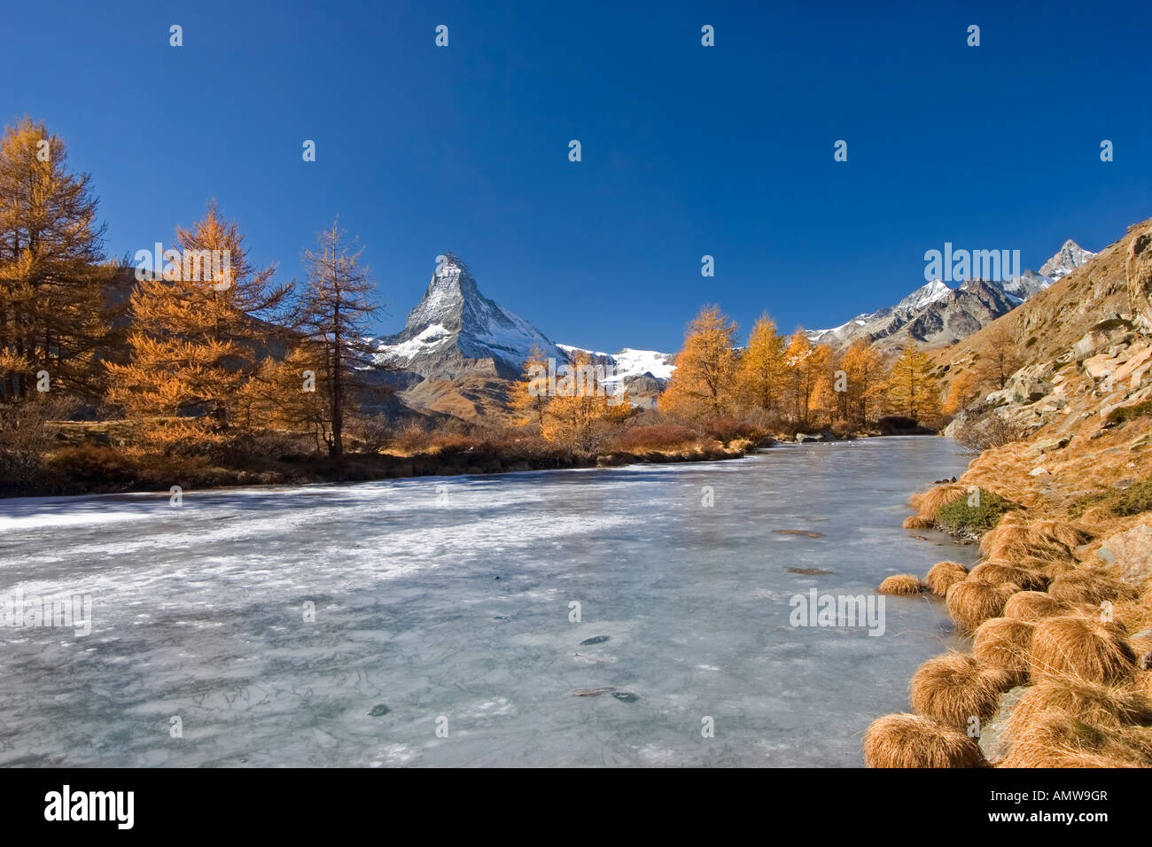 The Matterhorn in Autumn Above Zermatt, Switzerland Stock Photo - Alamy