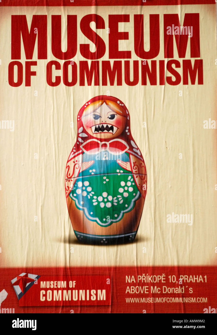 Museum of Communism poster Prague Czech Republic Stock Photo: 8766465 ...