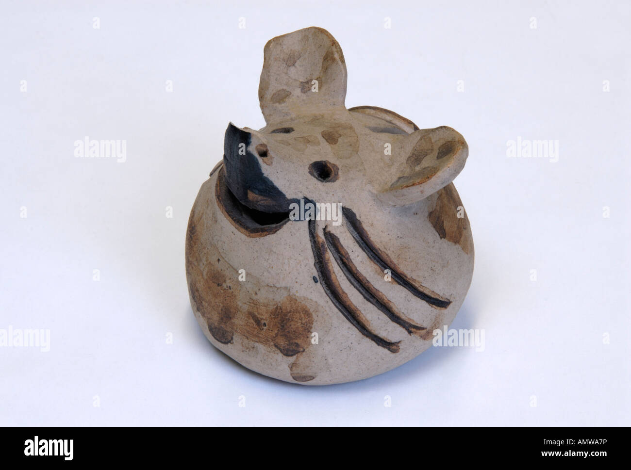 Ceramic, stylized mouse money box made by Leon King Stock Photo - Alamy
