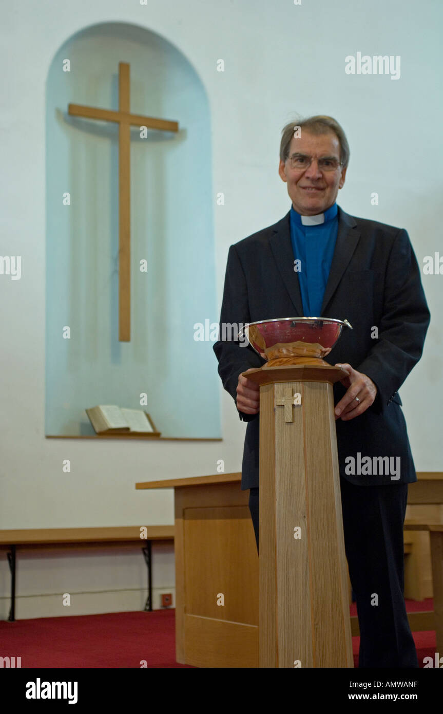 Methodist priest in Church Stock Photo - Alamy