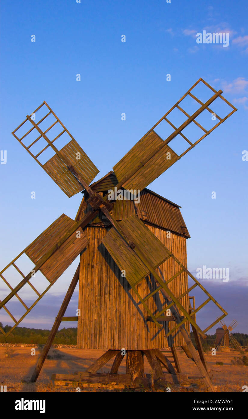 Windmills at Jordanhsam, Oland, Sweden Stock Photo - Alamy