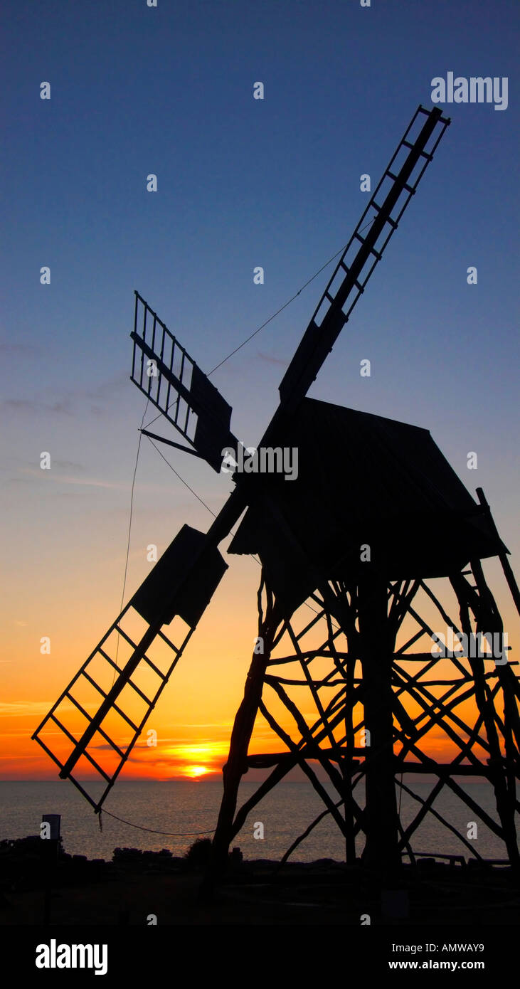 Old windmill at Jordansham, Oland, Sweden Stock Photo - Alamy
