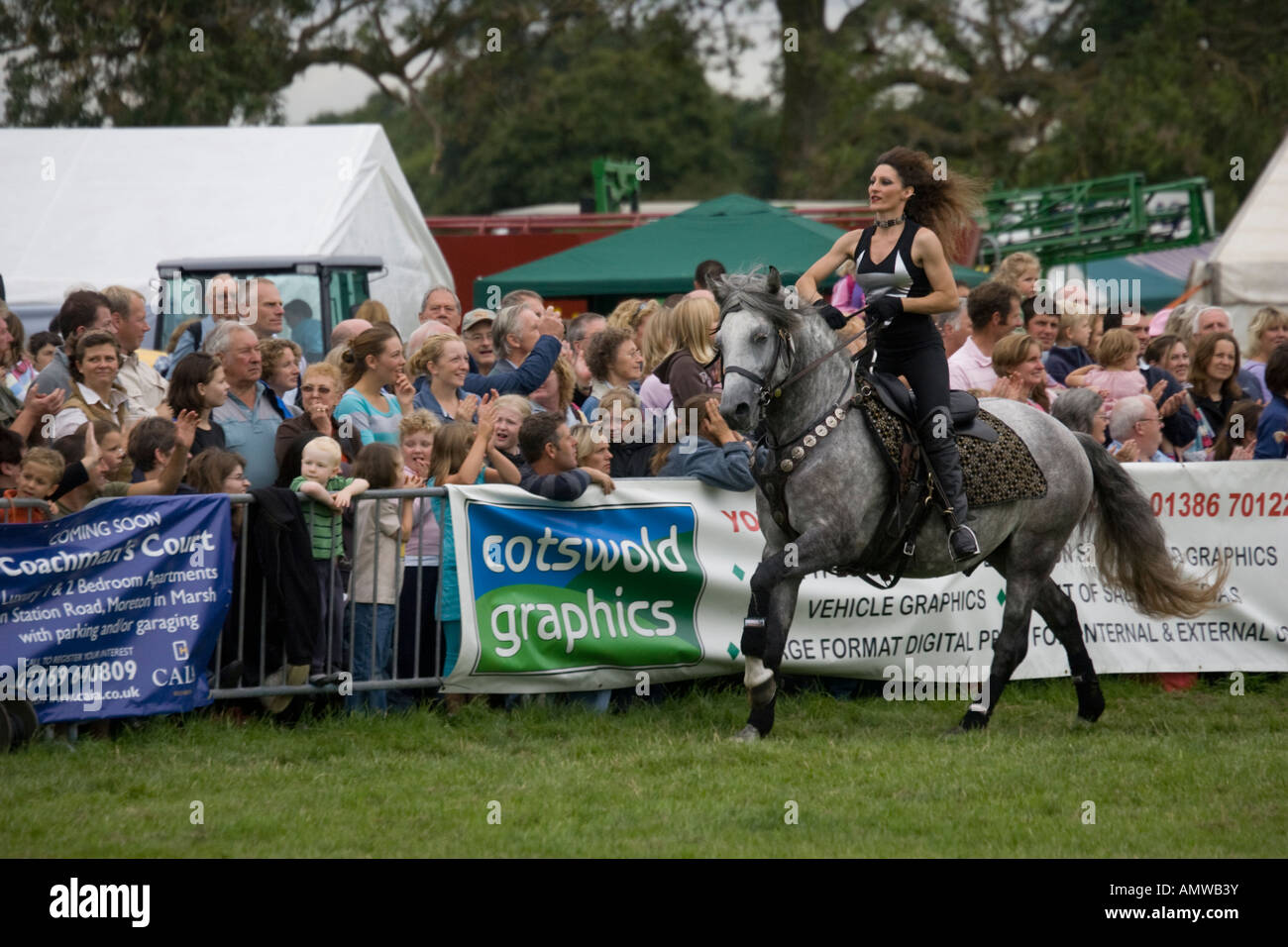 Stunt horse rider hi-res stock photography and images - Alamy