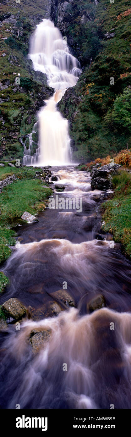 Assaranca Waterfall at Ardara, County Donegal, Ireland Stock Photo - Alamy