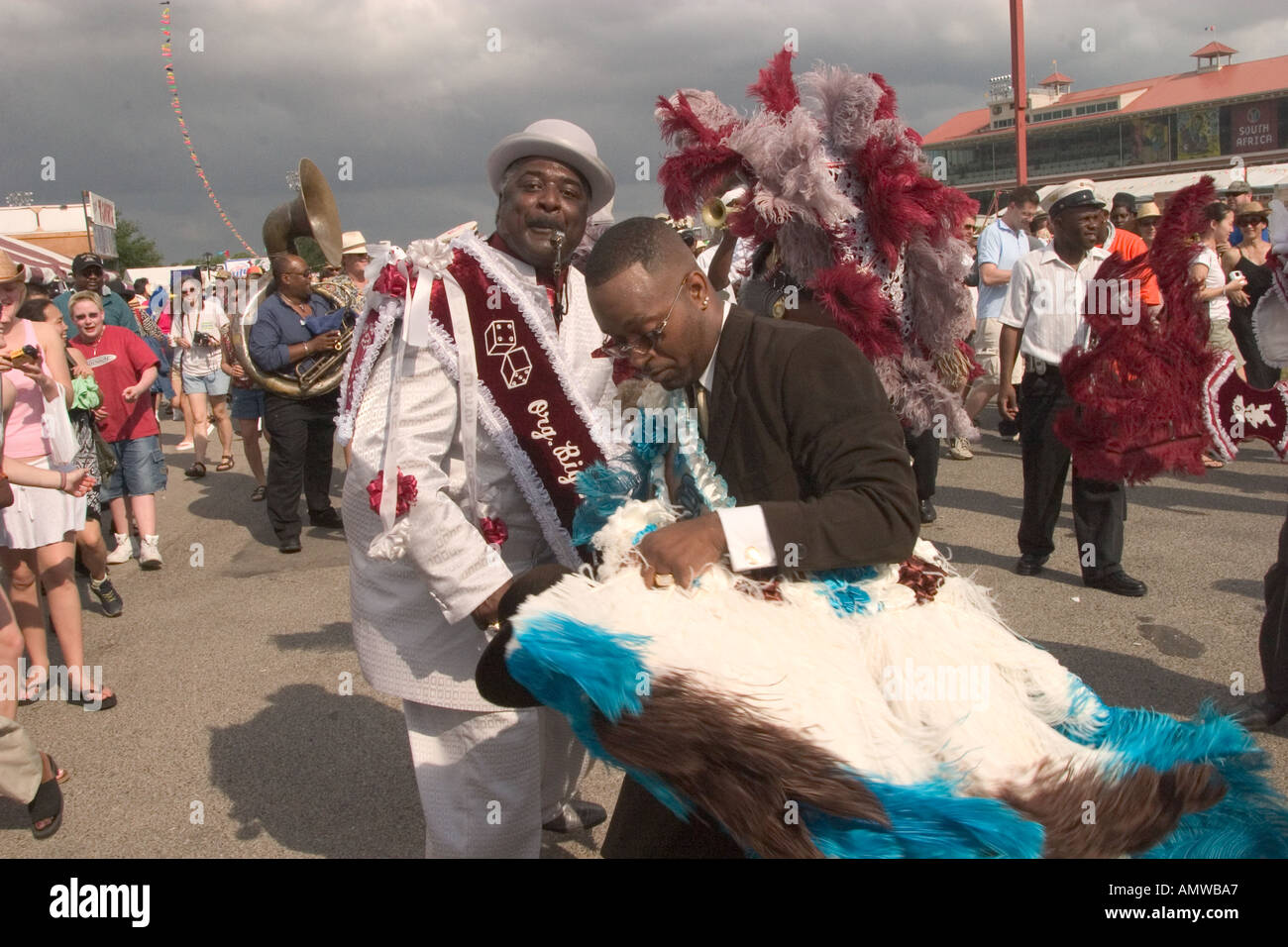 The Big 9 Social Aid and Pleasure Club second line at the 2004 New ...