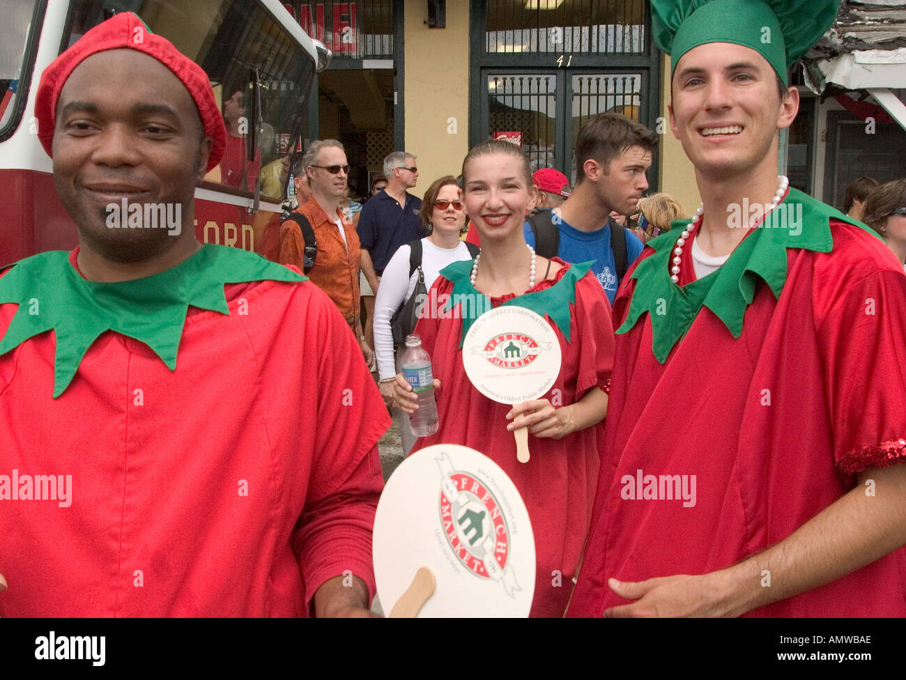 People in tomato costumes at the CreoleTomato Festival Parade at the ...