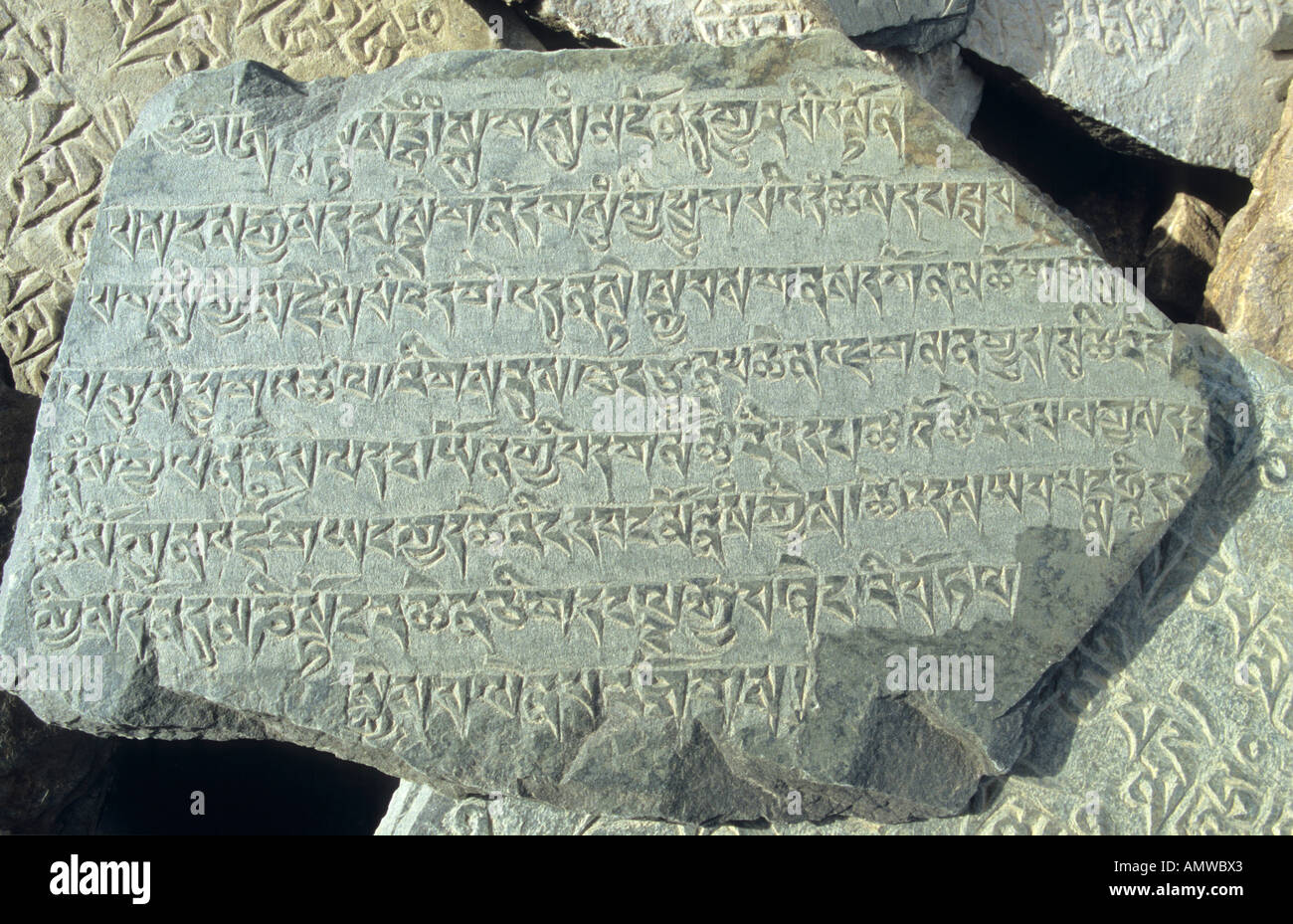 Buddhist Stone Inscriptions High Resolution Stock Photography and ...