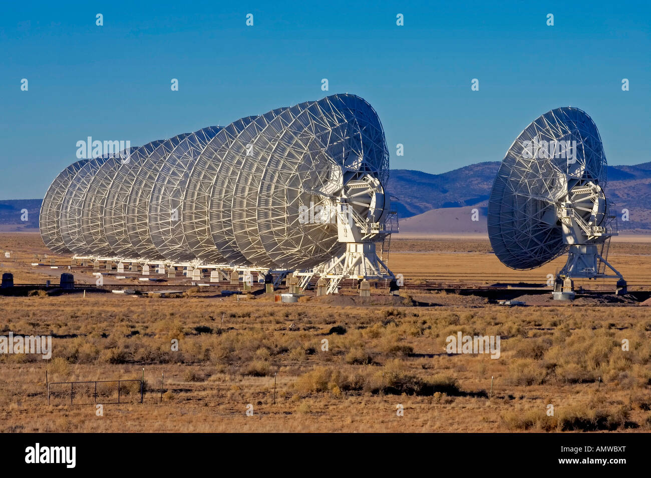 Very Large Array Radio Telescope San Agustin New Mexico Stock Photo - Alamy