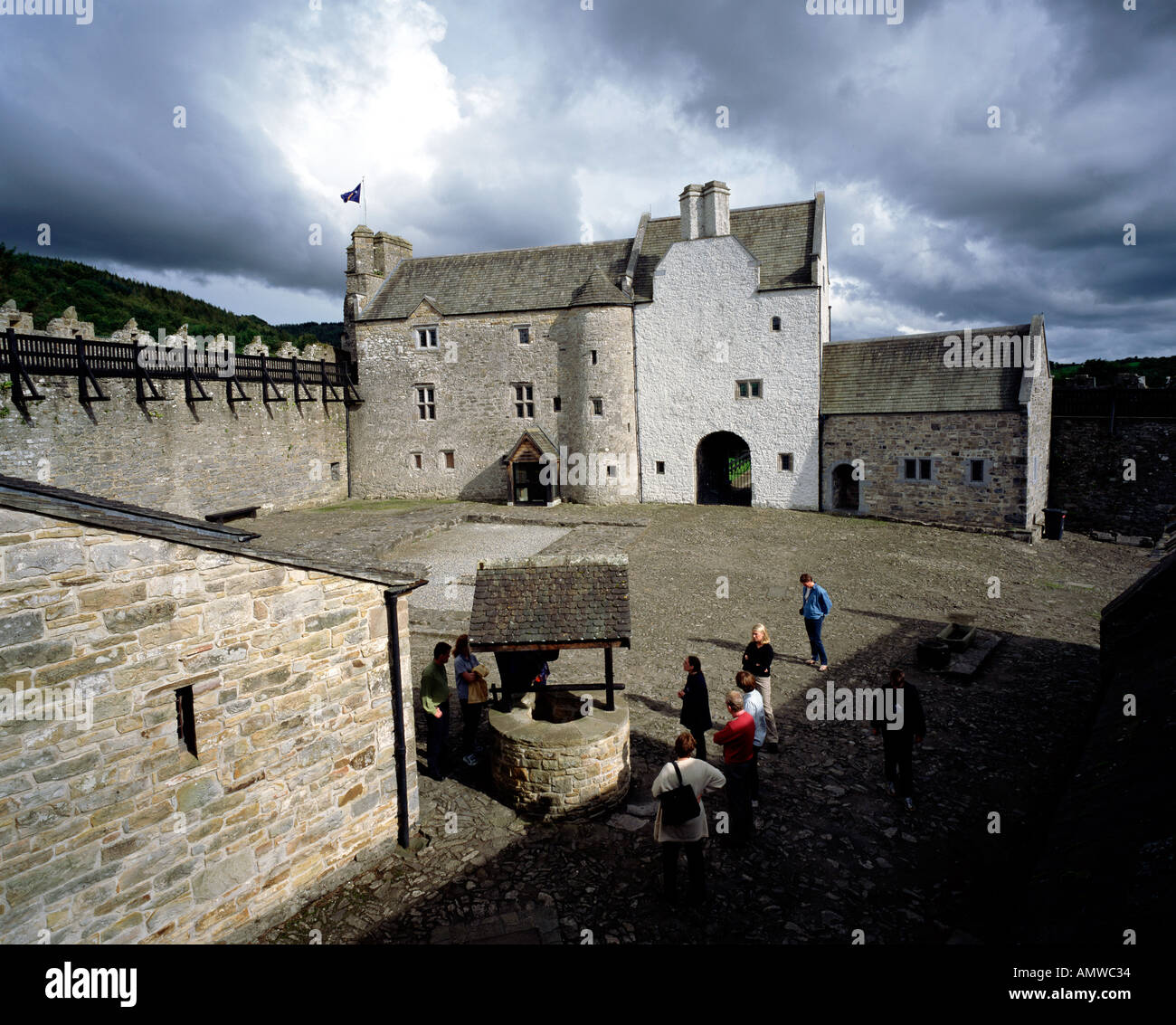 Parkes Castle Co Leitrim Ireland Stock Photo - Alamy