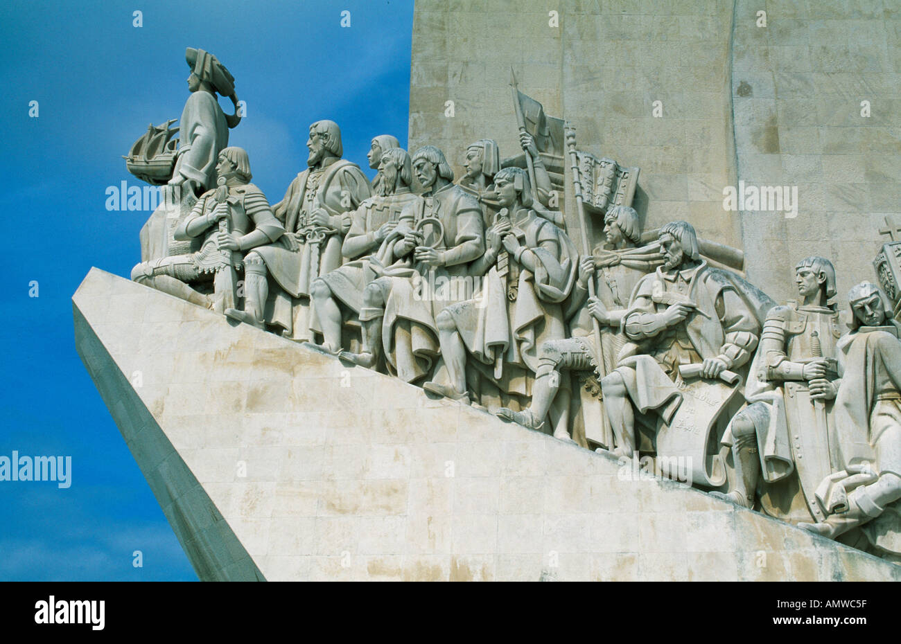 The eastern face of the Monument to the Discoveries with Henry the ...