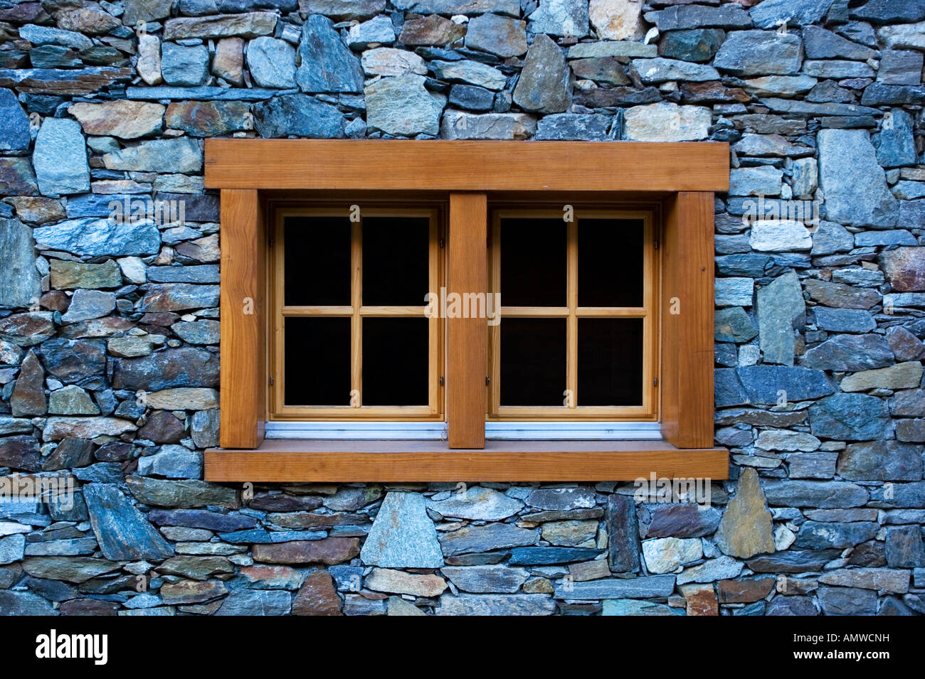 Window in a Stone House Stock Photo - Alamy