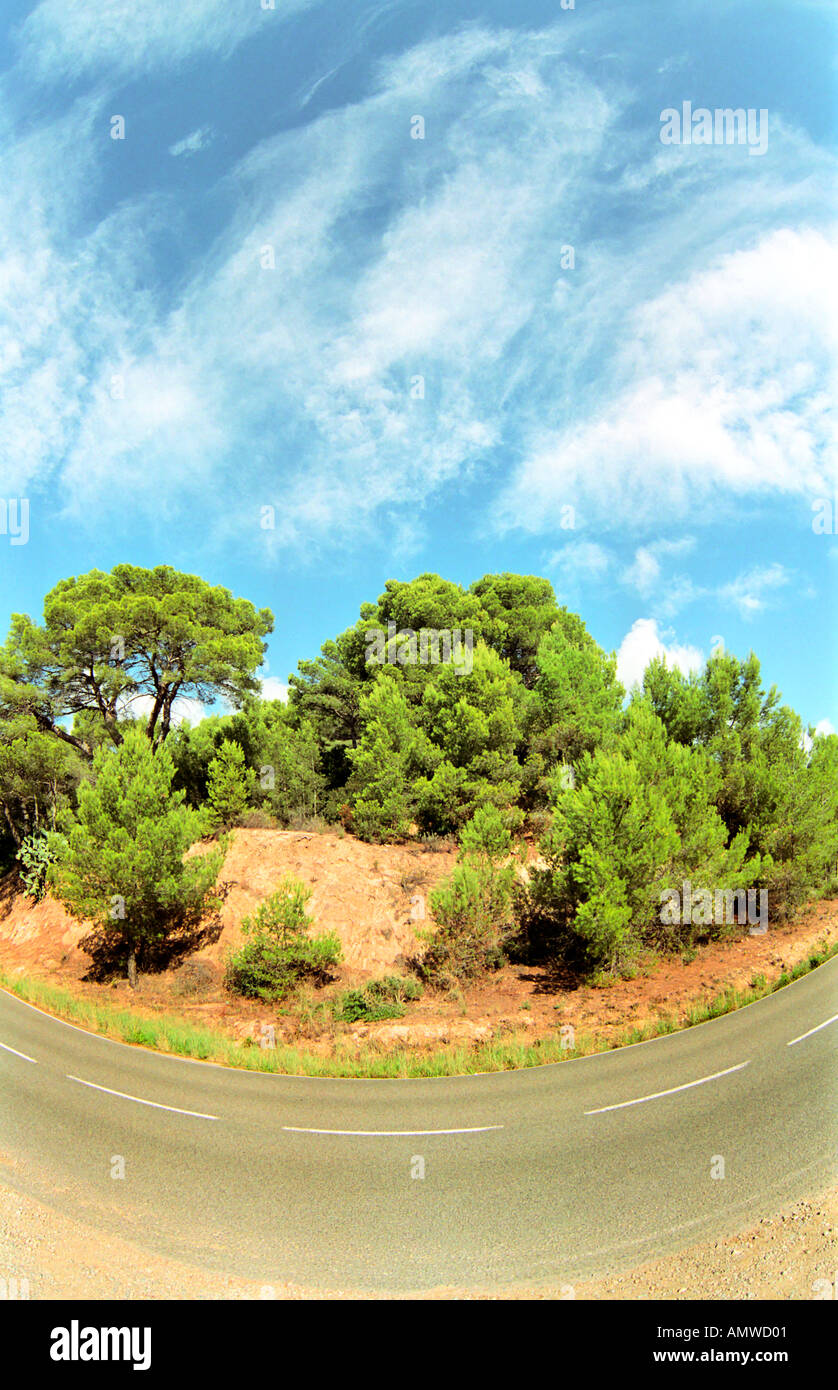 Road Costa Brava Spain Stock Photo - Alamy