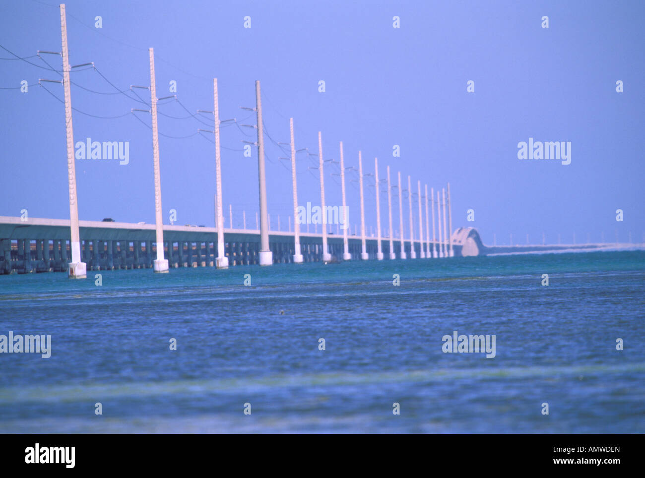 North America, USA, Florida, Key West. Highway bridge Stock Photo - Alamy